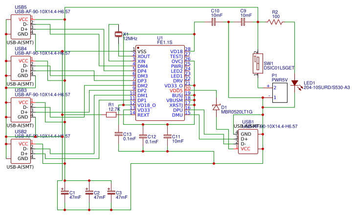USB_HUB_PROJECT Resources - EasyEDA
