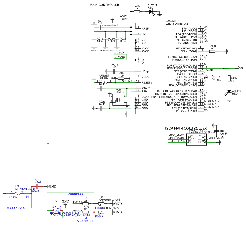 ATMEGA32U4 BASE Resources - EasyEDA