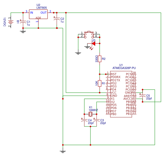 Skema ATmega 328p Resources - EasyEDA