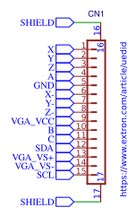 exoport-std-connector-DB15 Resources - EasyEDA