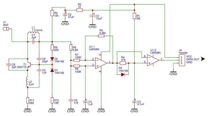433MHz Receiver Schematic Resources - EasyEDA