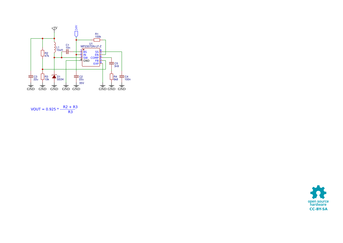 MP2307 5V Buck Converter module Resources - EasyEDA