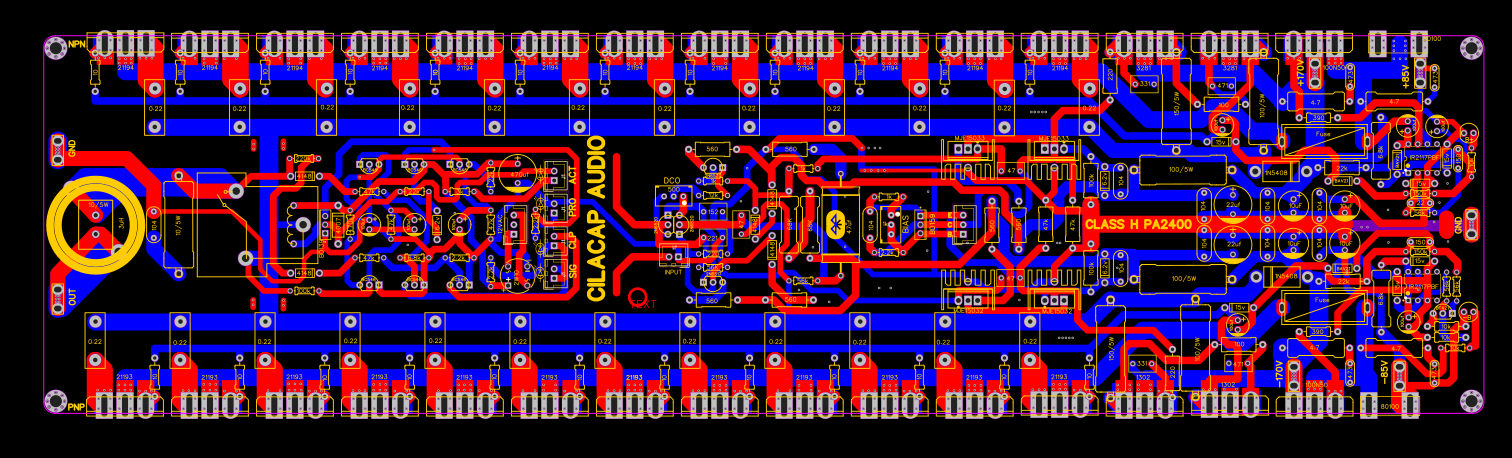 PCB_Class H Yamaha PA2400 TEF Resources - EasyEDA
