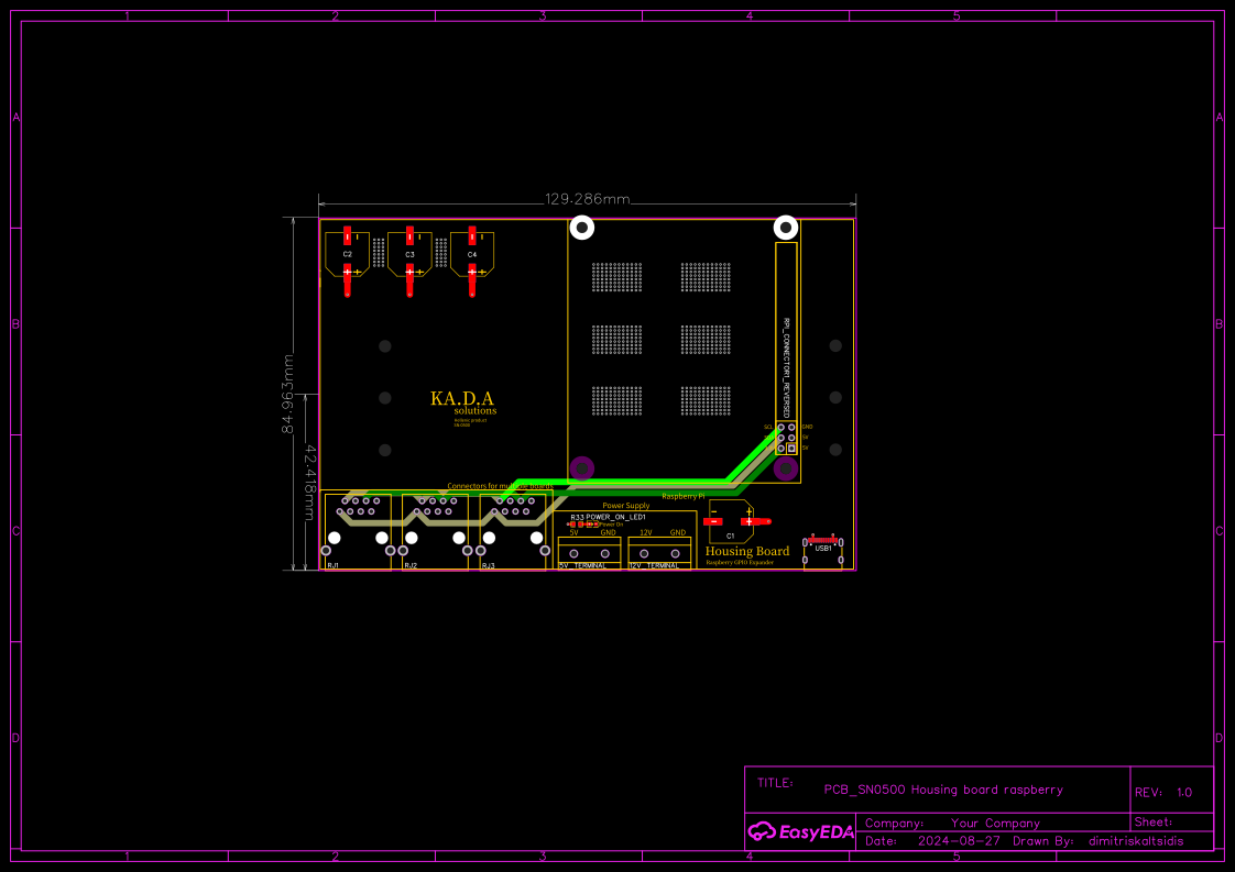 PCB_SN0500 Housing board raspberry Resources - EasyEDA