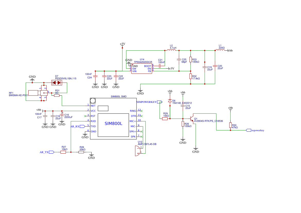 Sheet_1 gsm_ sim800l module Resources - EasyEDA