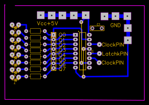 New PCB Module 74hc795 Resources - EasyEDA