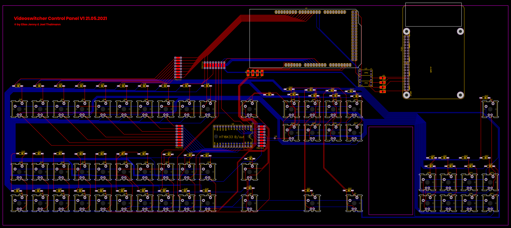 PCB_ATEM Hardware Panel v2 new switch Resources - EasyEDA