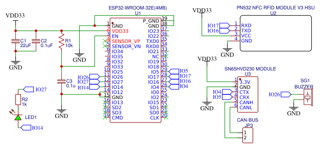 CAN-BUS_NFC CONTROLLER Resources - EasyEDA