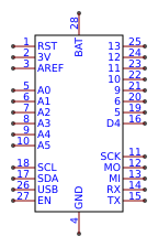 ADAFRUIT FEATHER NRF52840 EXPRESS BLE Resources - EasyEDA