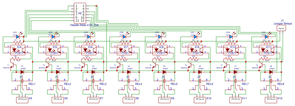 8 relay module Resources - EasyEDA
