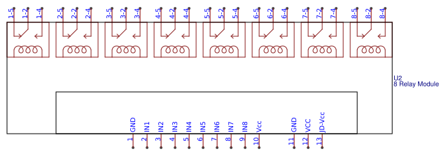 8_RELAYS_MODULE GND & VCC COPY Resources - EasyEDA