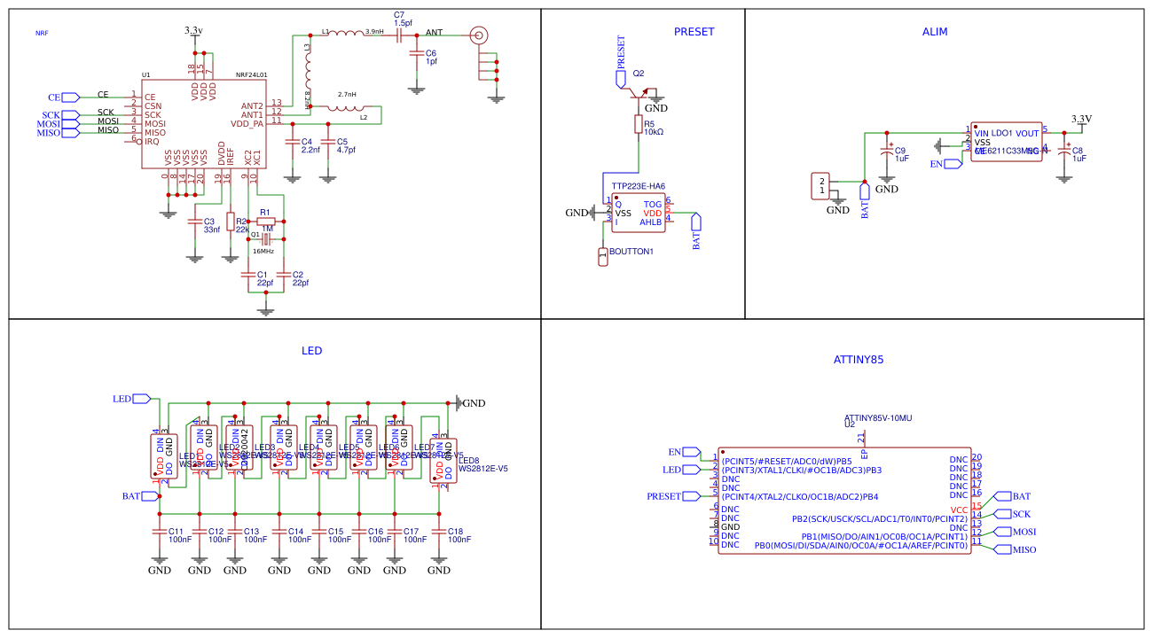 GALED v2 NRF Resources - EasyEDA