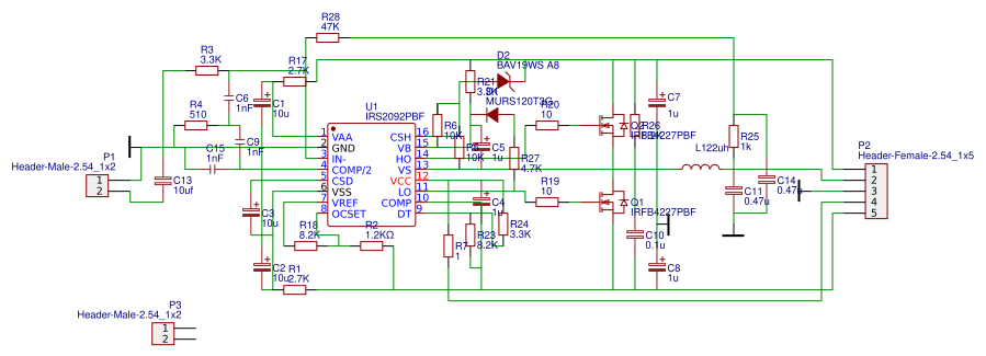 Projeto amplificador classe D (linha automotiva) Resources - EasyEDA