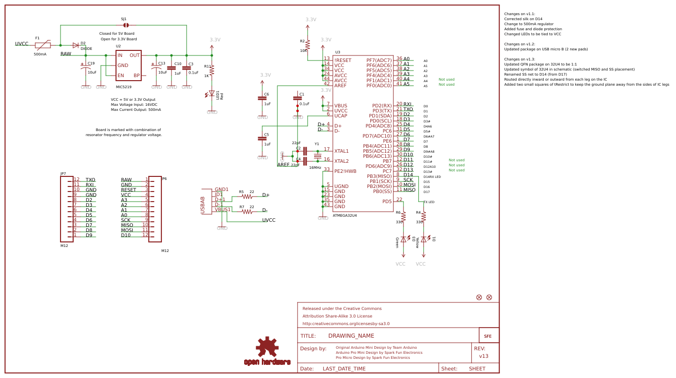 SparkFun_Pro_Micro_v13a SCH Resources - EasyEDA