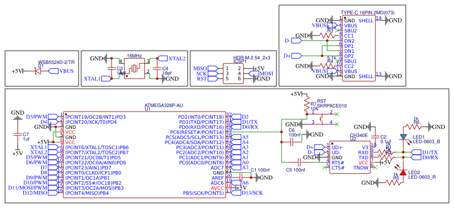 Atmega328p Au Resources Easyeda