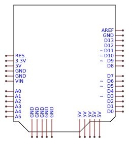 Prototype shield v 5 схема подключения