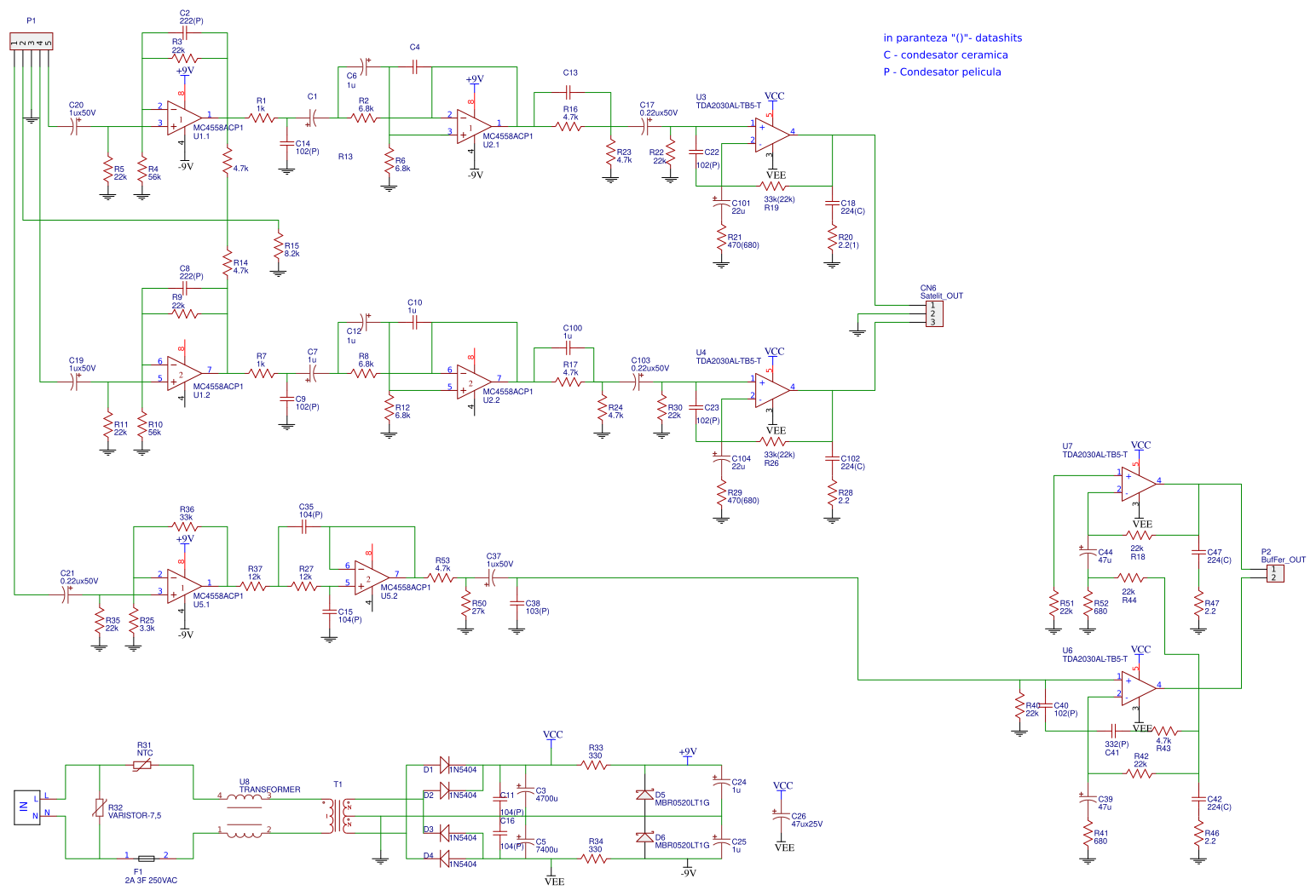 3.1-tda2030 pre amp Resources - EasyEDA