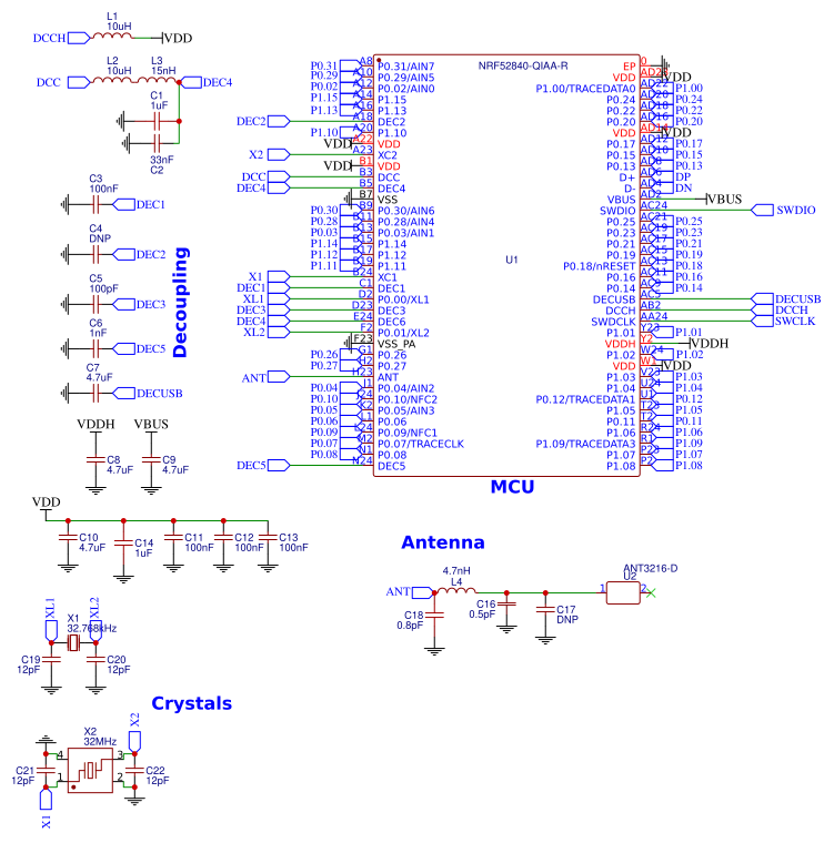 nrf52840 73 pins Resources - EasyEDA