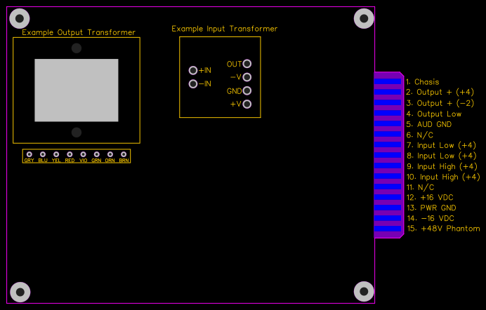 500 SERIES EXAMPLE PCB AND PINOUT Resources - EasyEDA