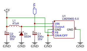 LM2596 5V BuckConverter Resources - EasyEDA