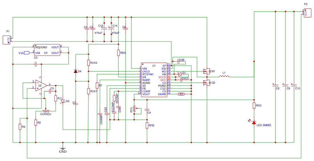 DC-DC 300W@20A Buck Converter Resources - EasyEDA