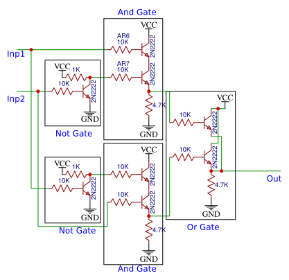 Xor Gate Resources - EasyEDA