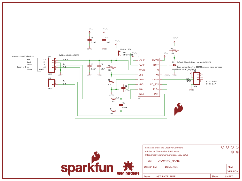 SparkFun_HX711_Load_Cell_v10 Resources - EasyEDA