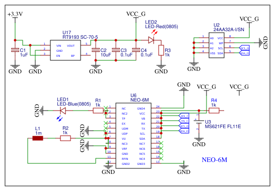 NEO6M GPS Resources - EasyEDA