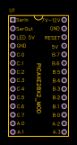 Picaxe 28x2 Module with labeled pins Resources - EasyEDA