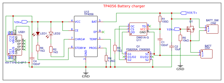 TP4056_Battery_Charger_SMD Resources - EasyEDA