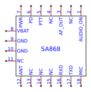 SA868_MODULE Resources - EasyEDA