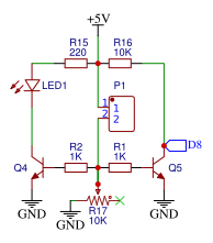 Photoresistor to DI Resources - EasyEDA