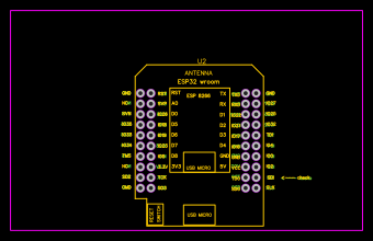 PCB_ESP32 D1 Mini Resources - EasyEDA