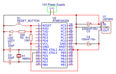Minimum sistem atmega 328 Resources - EasyEDA