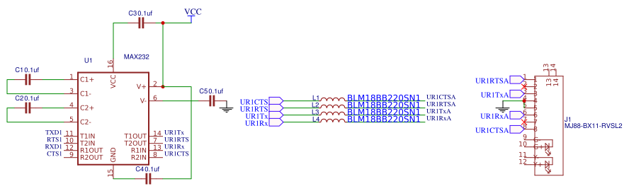 board TTL - rs232 Resources - EasyEDA