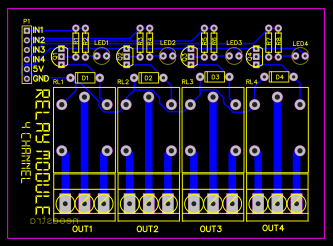 4 Channel Relay Resources - EasyEDA