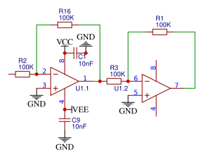 TL072 Non-inverting Buffer Resources - EasyEDA