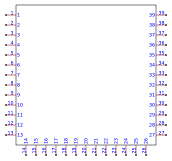 39 Pin ECU Connector Resources - EasyEDA