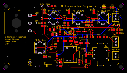 Eight Transistor Radio Resources - EasyEDA