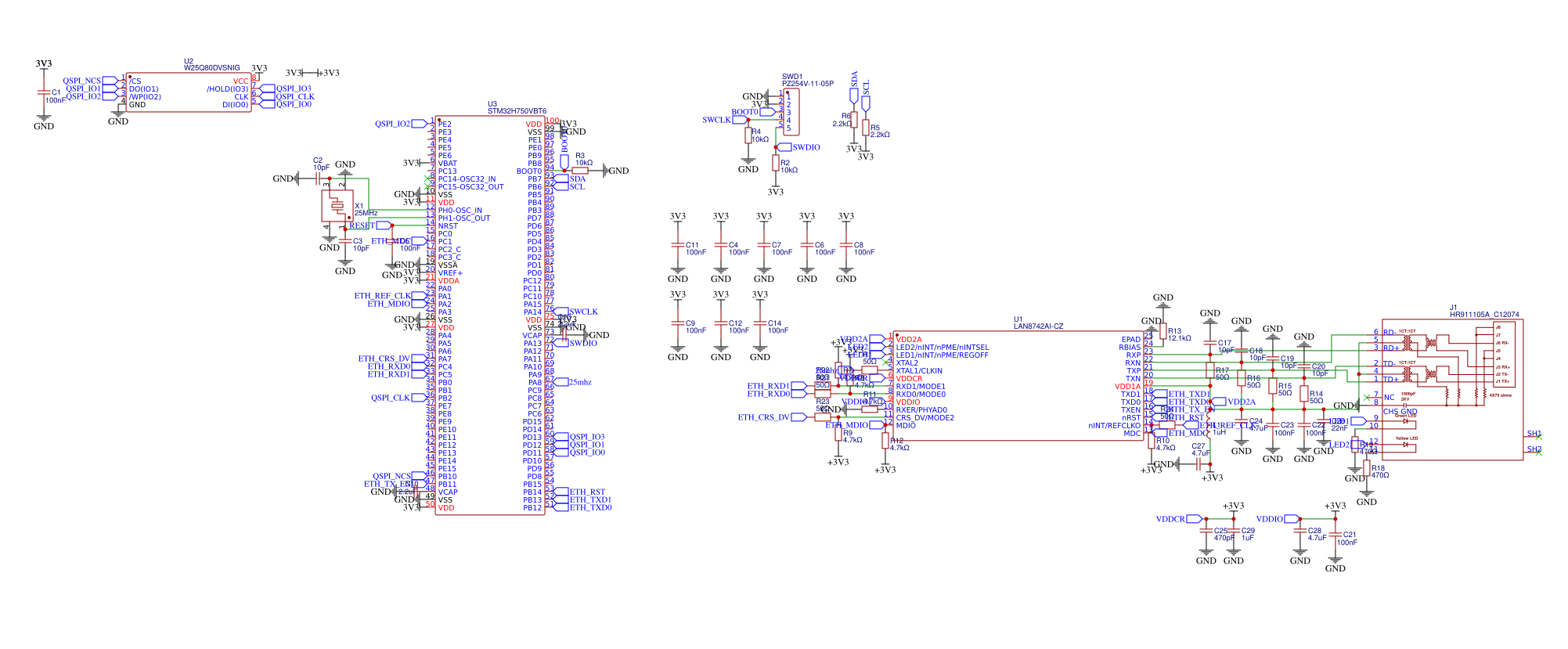 Stm32 Eth Resources Easyeda