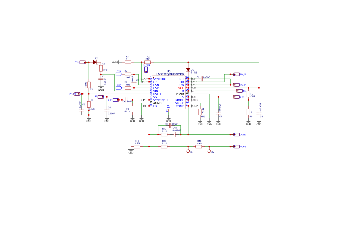 LM5122 CONTROL MODULE SCHEMATIC Resources - EasyEDA