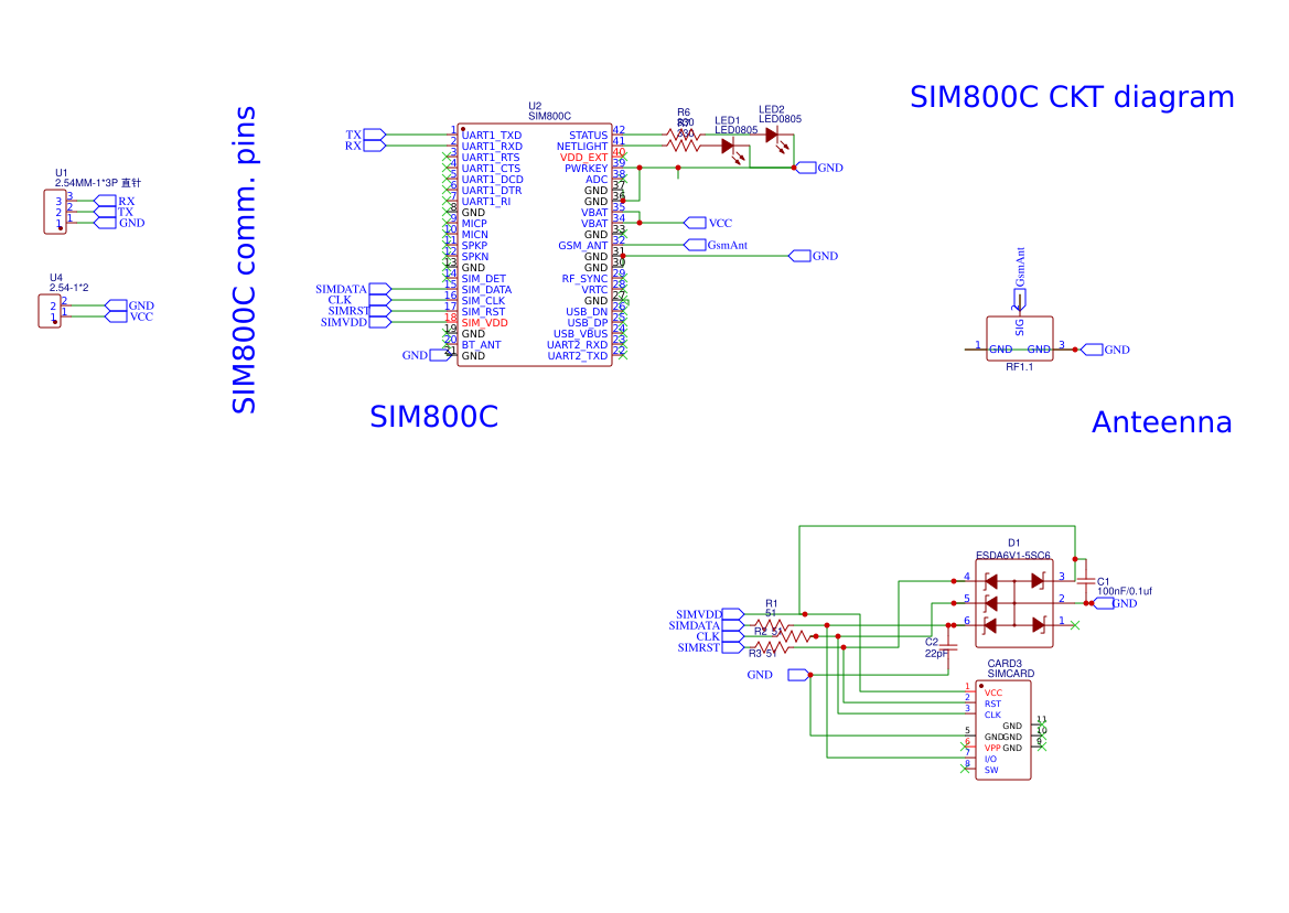 Sheet_SIM800C Resources - EasyEDA