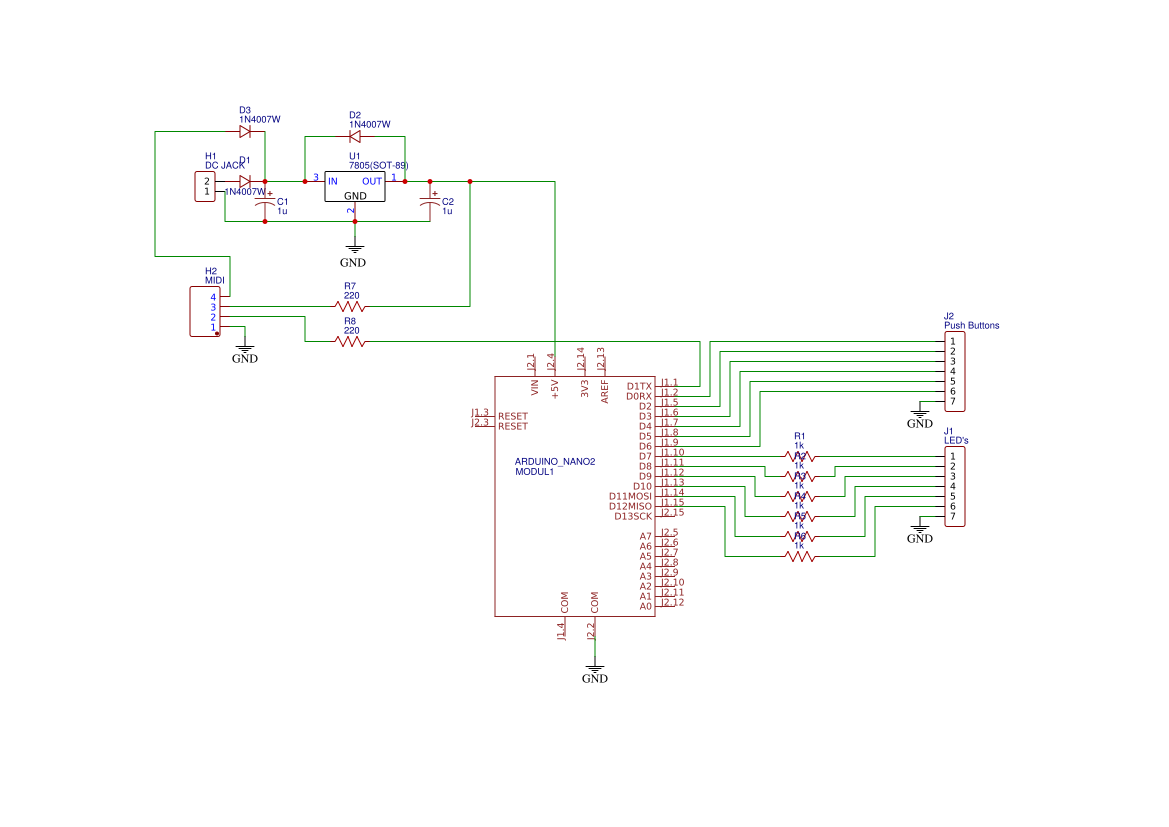 arduino midi commander Resources - EasyEDA