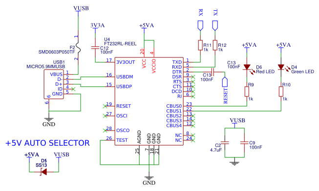 FT232RL UART Resources - EasyEDA
