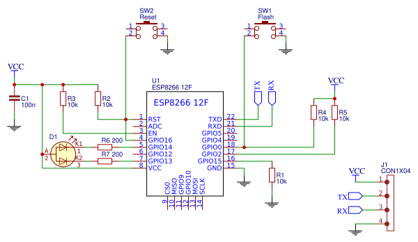 ESP8266_Test Resources - EasyEDA
