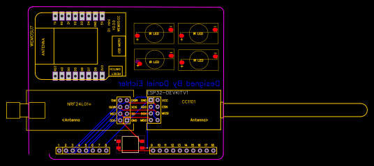 PCB_NRF24L01+ SMA & CC1101 to Flipper Zero Resources - EasyEDA