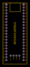 STM32F401CCU6 FOOTPRINT Resources - EasyEDA