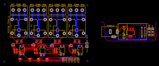 ESP01 SMD 4 channel relay Resources - EasyEDA