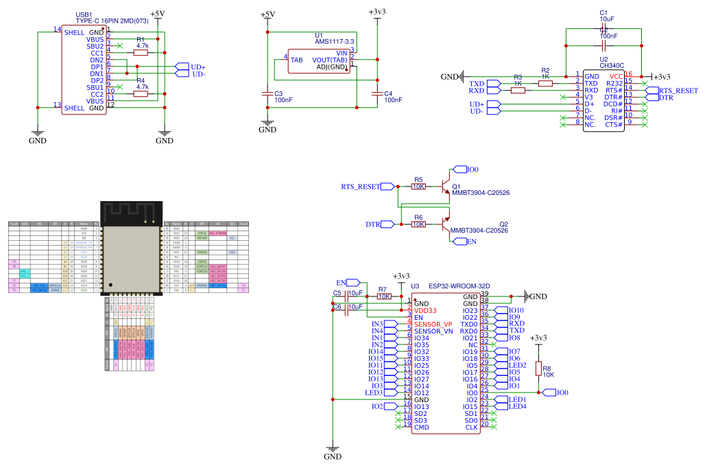 ESP32-CH340-USB_C Resources - EasyEDA