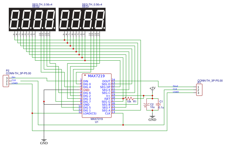 seven segment LED Resources - EasyEDA